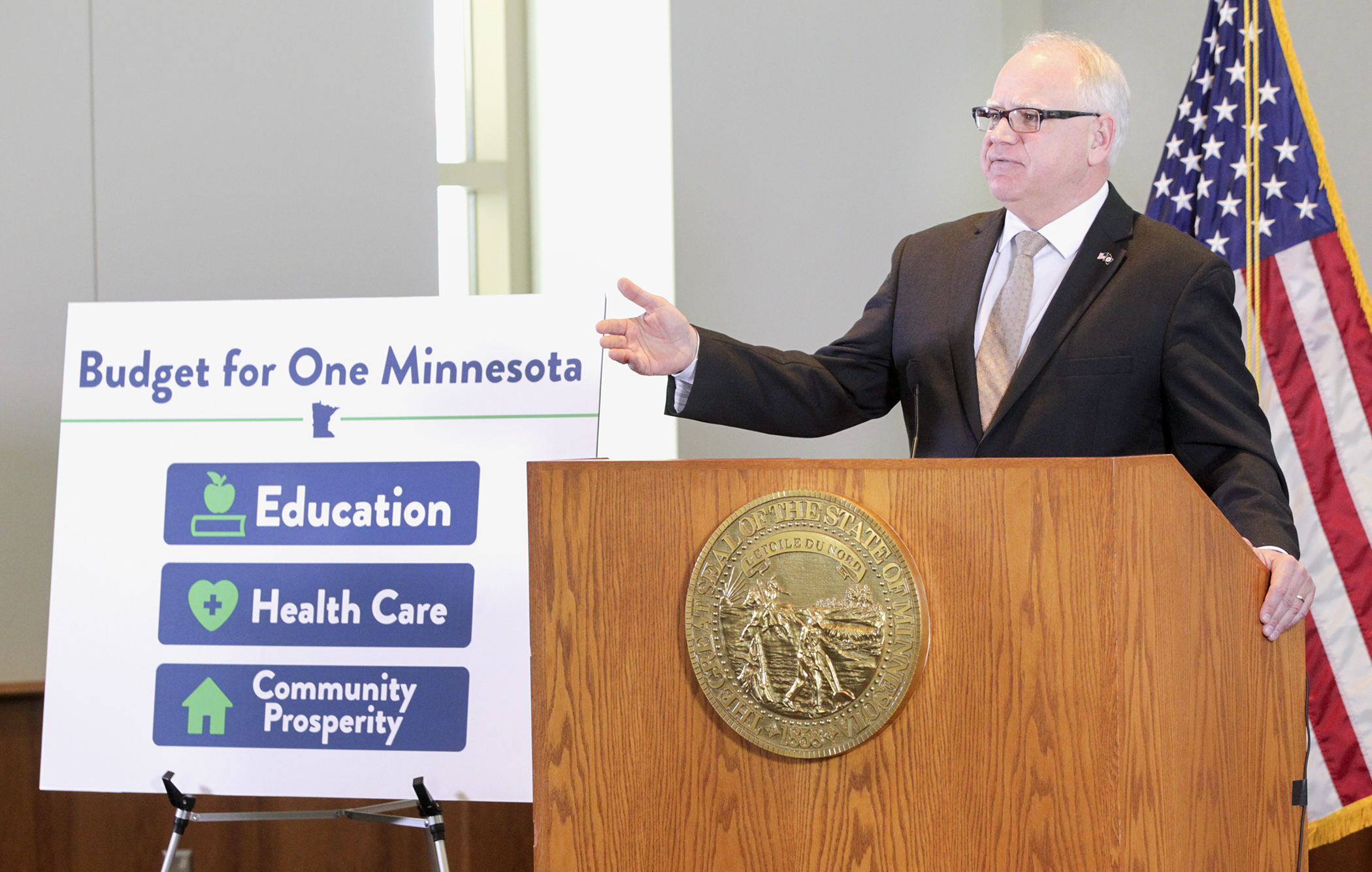 Walz budget would raise gas tax, emphasize education, health care ...